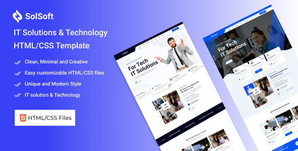 Solsoft It Solutions And Technology Html Css Template Thememag